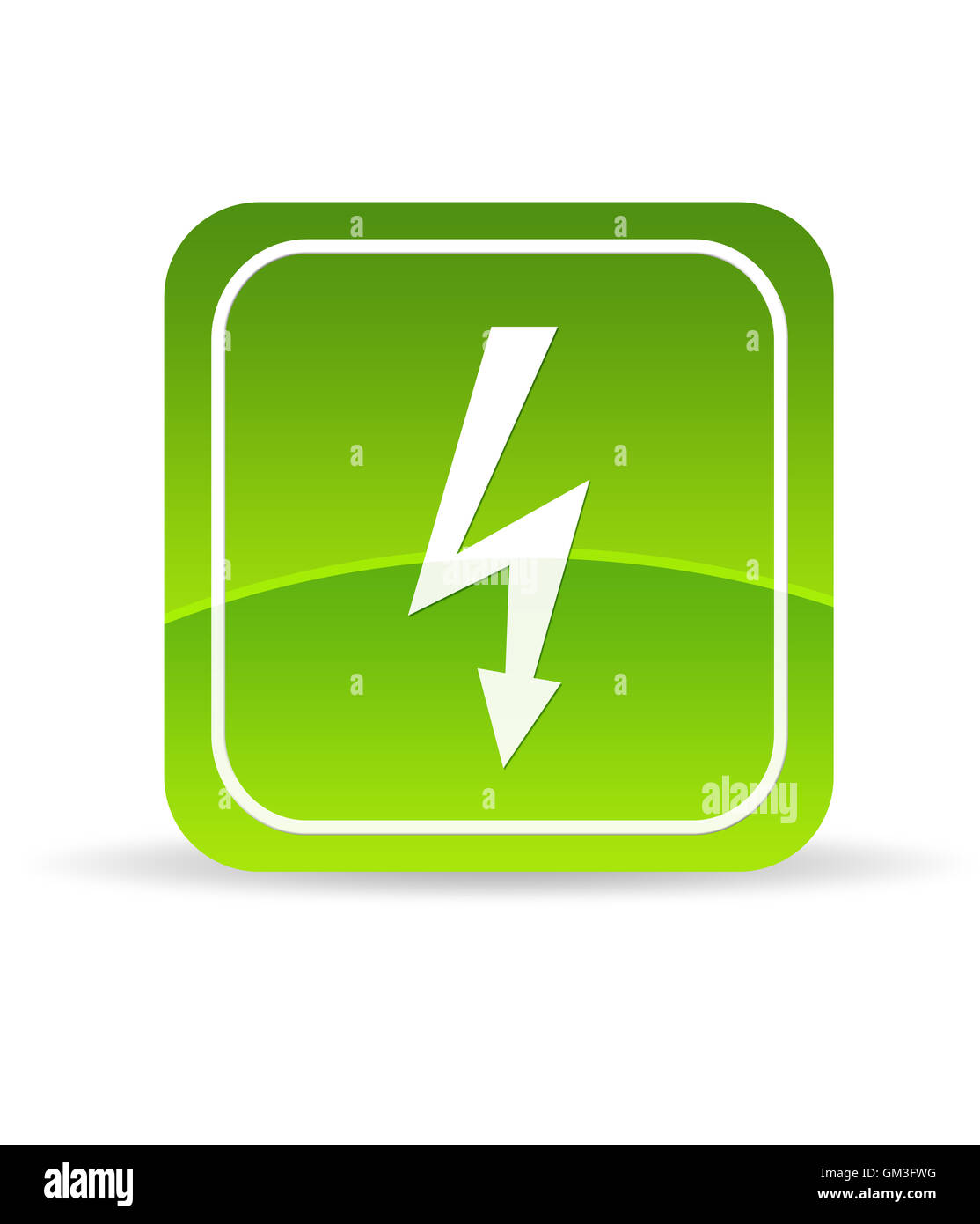 Green Lightning Bolt