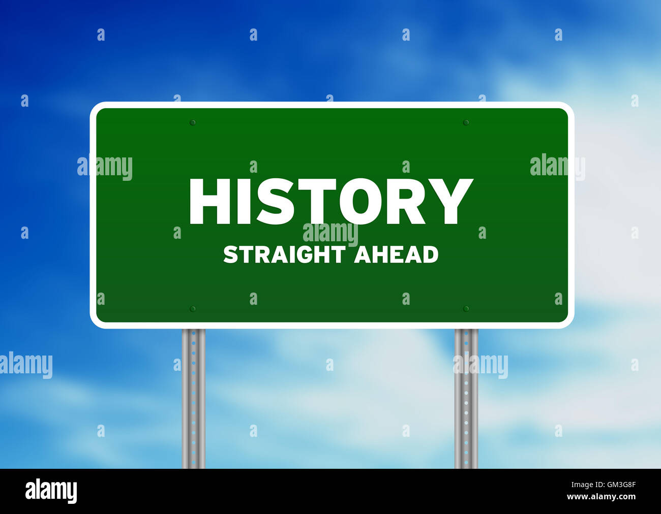 History Street Sign Stock Photo - Alamy