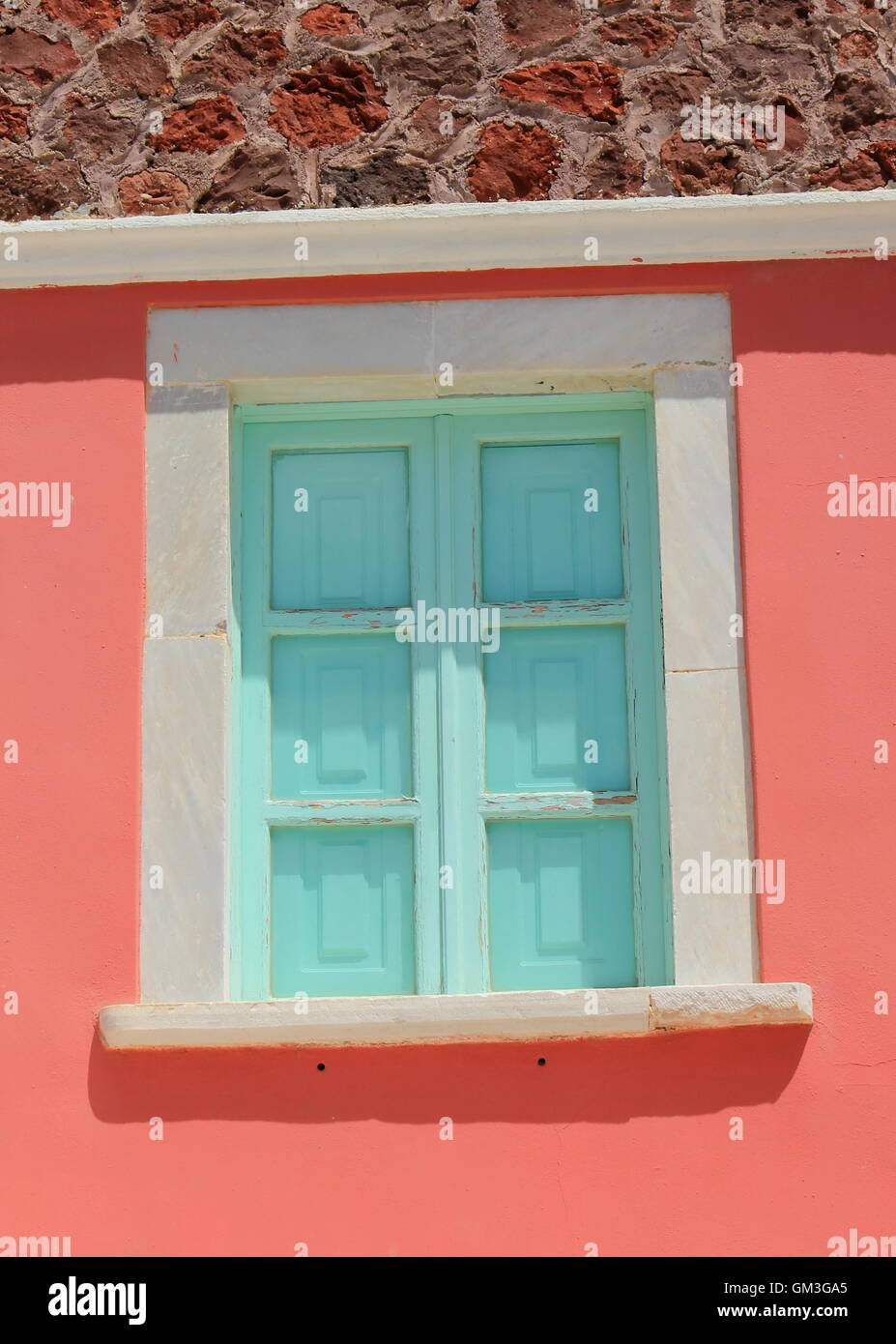 Bright orange shutter hi-res stock photography and images - Alamy