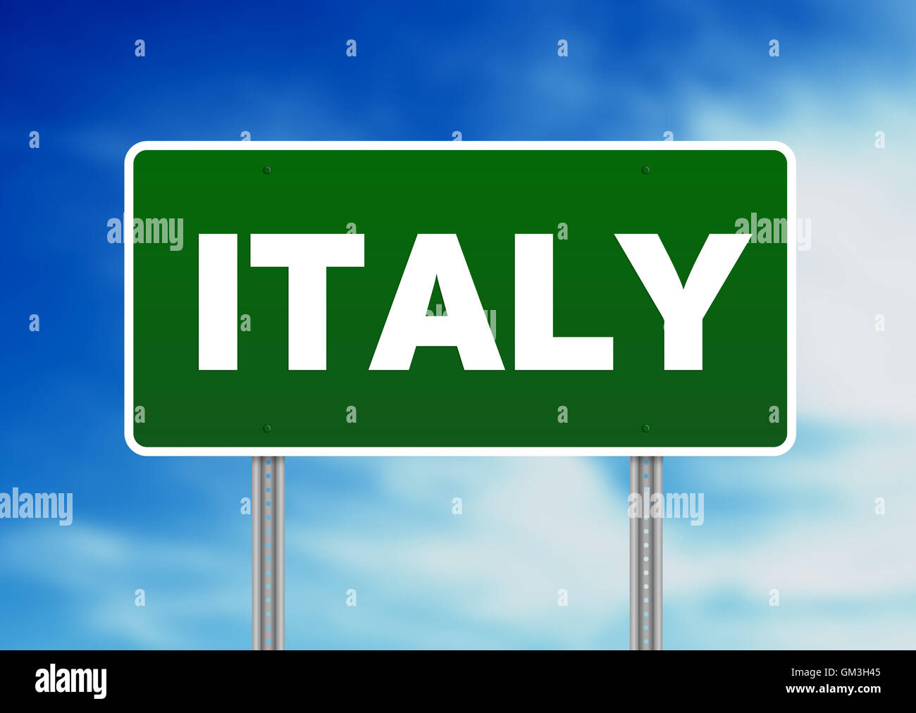 Italian highway sign hi-res stock photography and images - Alamy