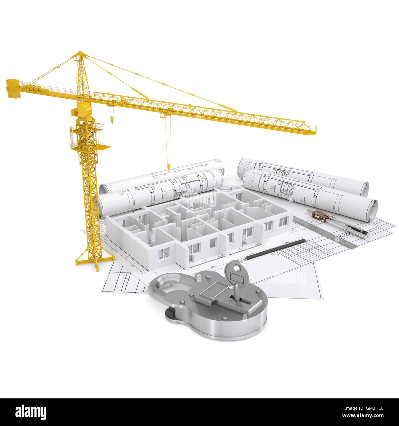 Construction diagram Cut Out Stock Images & Pictures - Alamy
