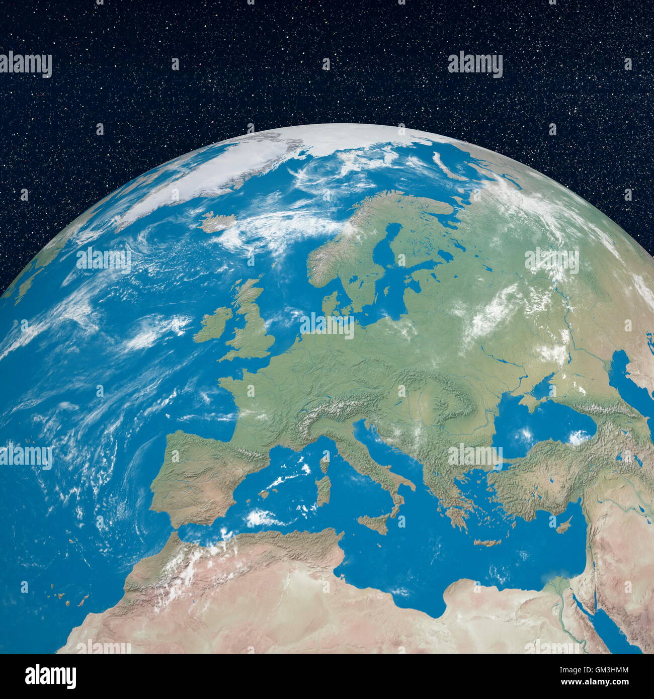 Europe - 3D render Stock Photo - Alamy