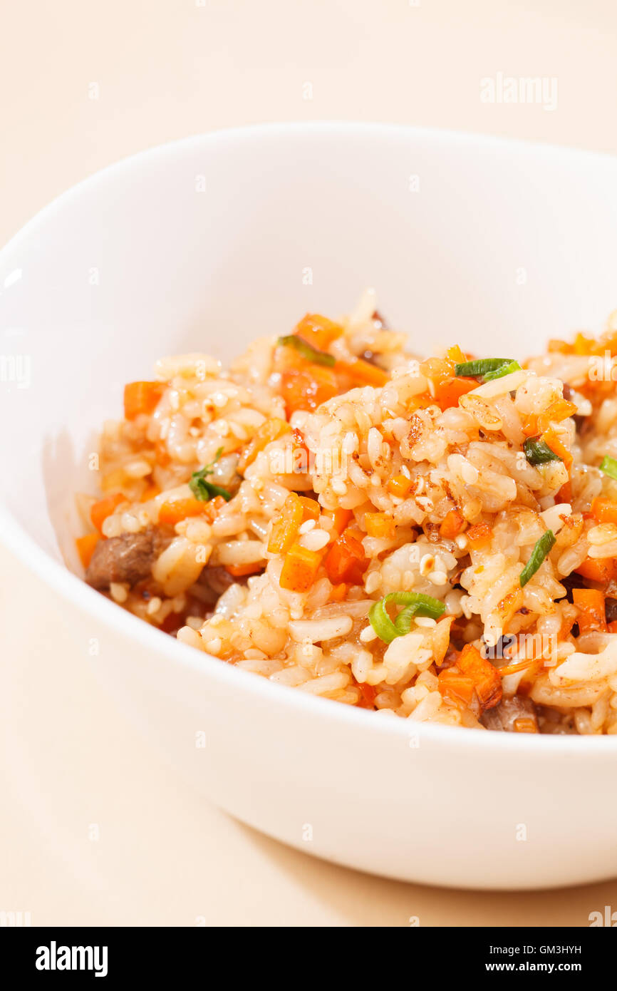 rice with vegetables Stock Photo - Alamy