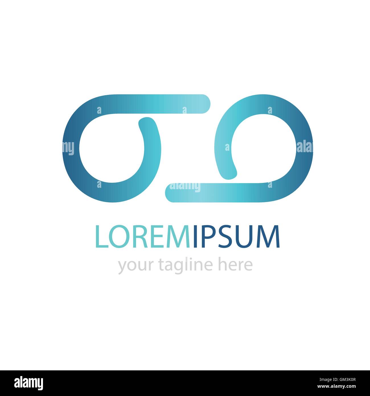 Glasses logo from two b letters Stock Vector Image & Art - Alamy