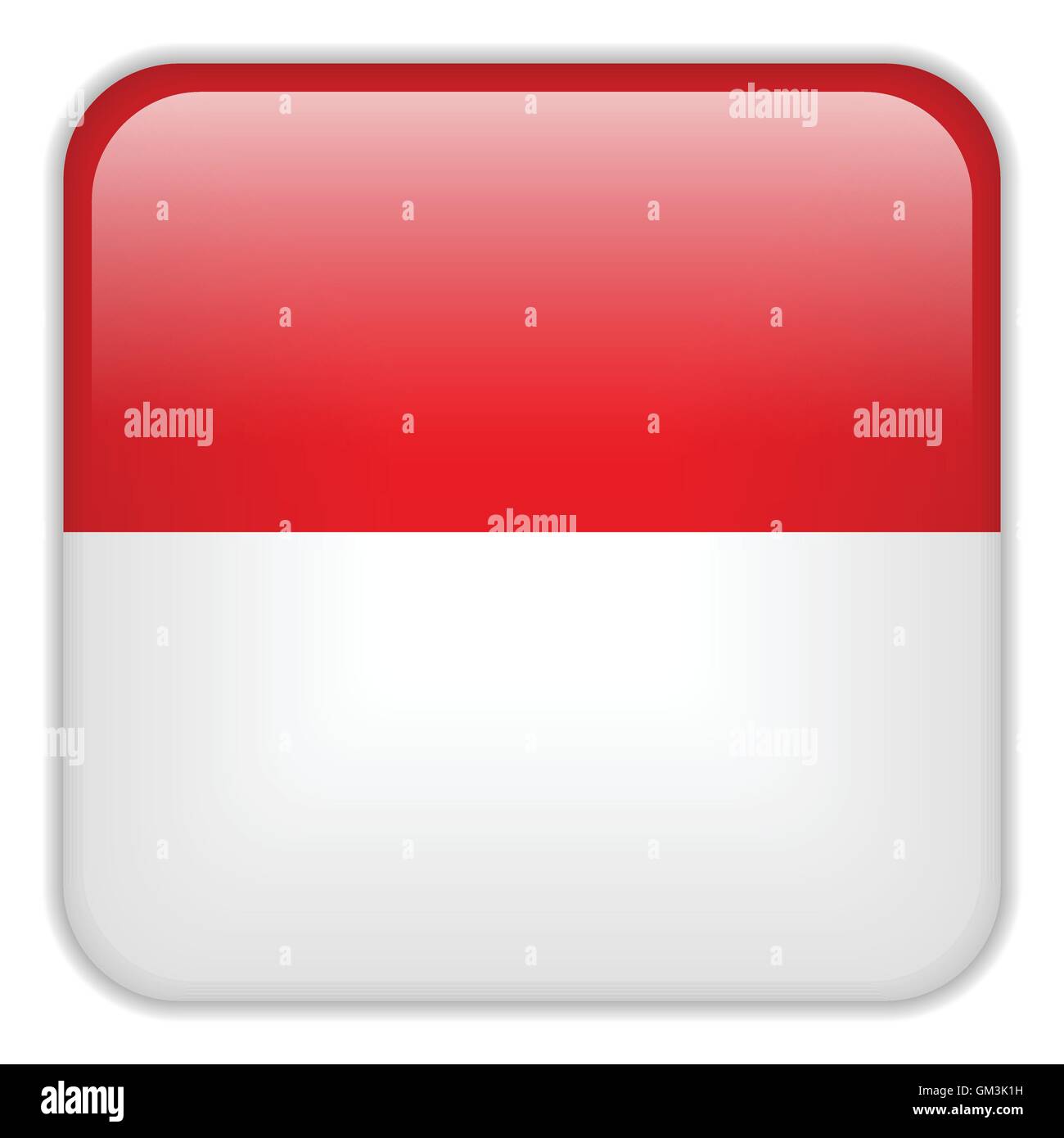 Monaco Flag Smartphone Application Square Buttons Stock Vector Image ...