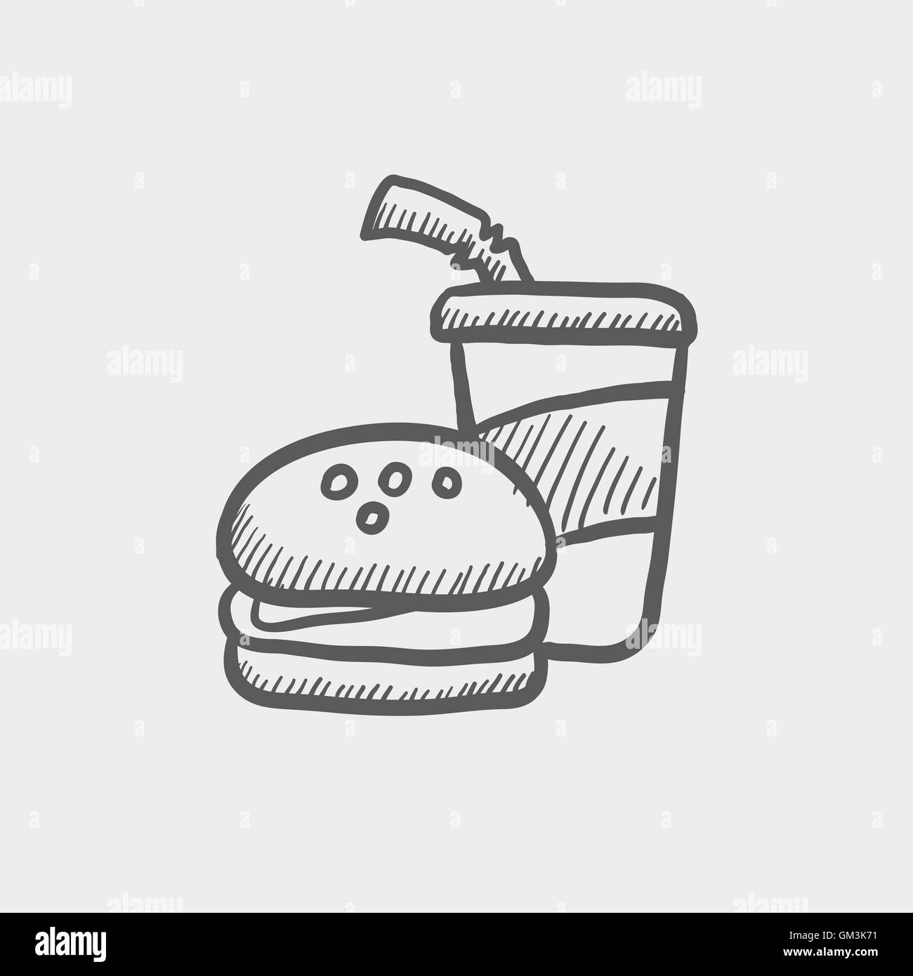 Soda fast food Black and White Stock Photos & Images - Alamy