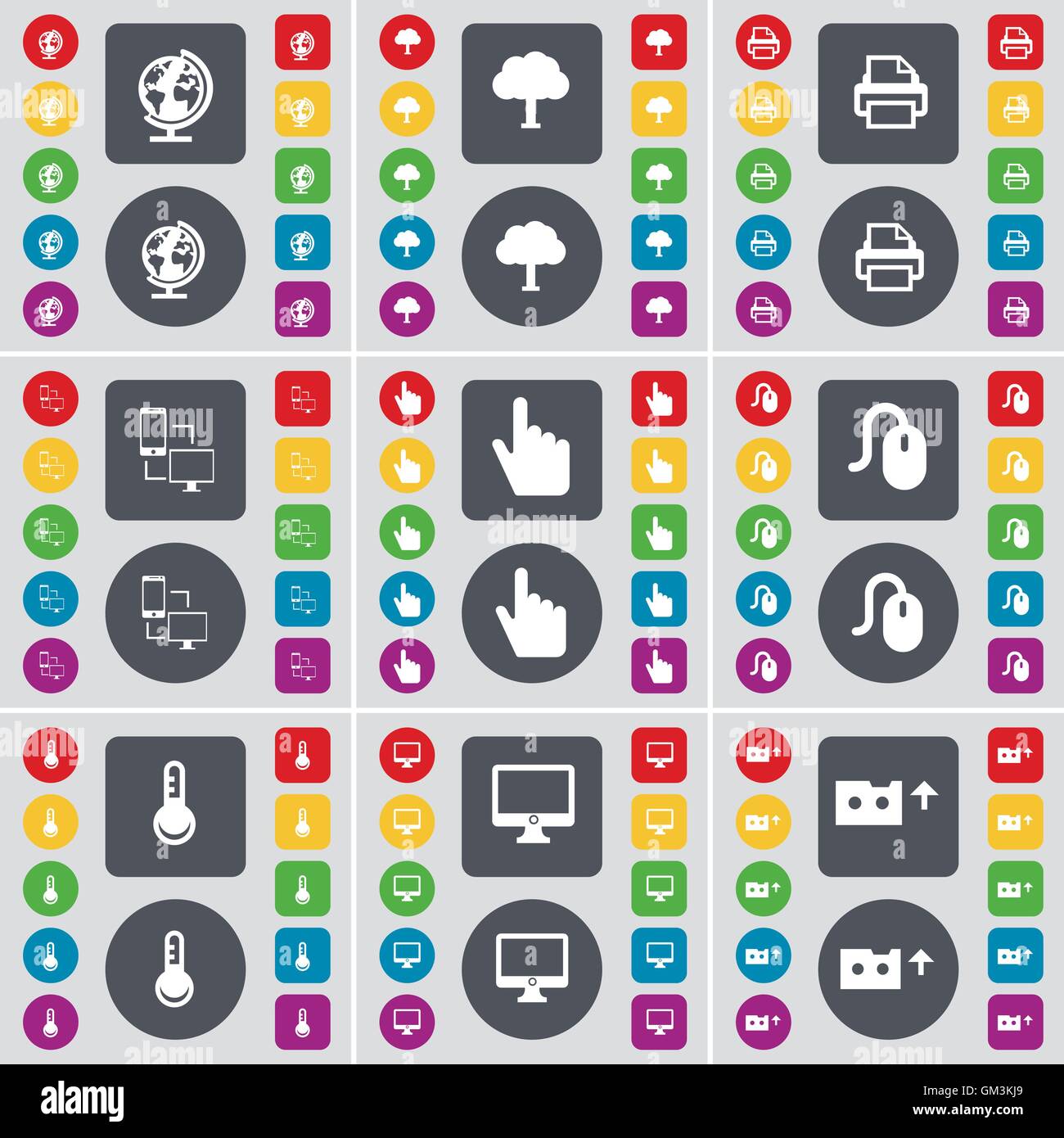 Computer moni Stock Vector Images - Alamy