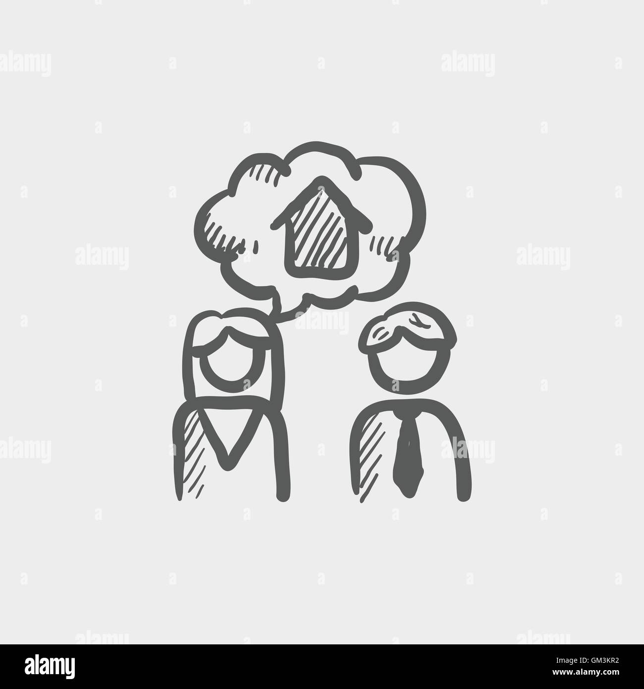 Happy family couple new Stock Vector Images - Alamy