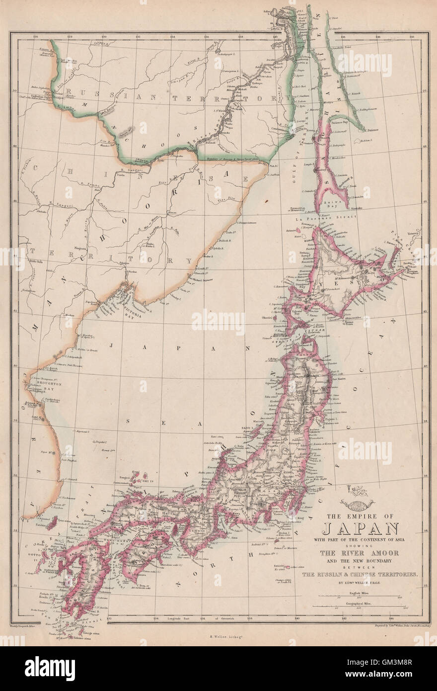 Amur river map High Resolution Stock Photography and Images - Alamy