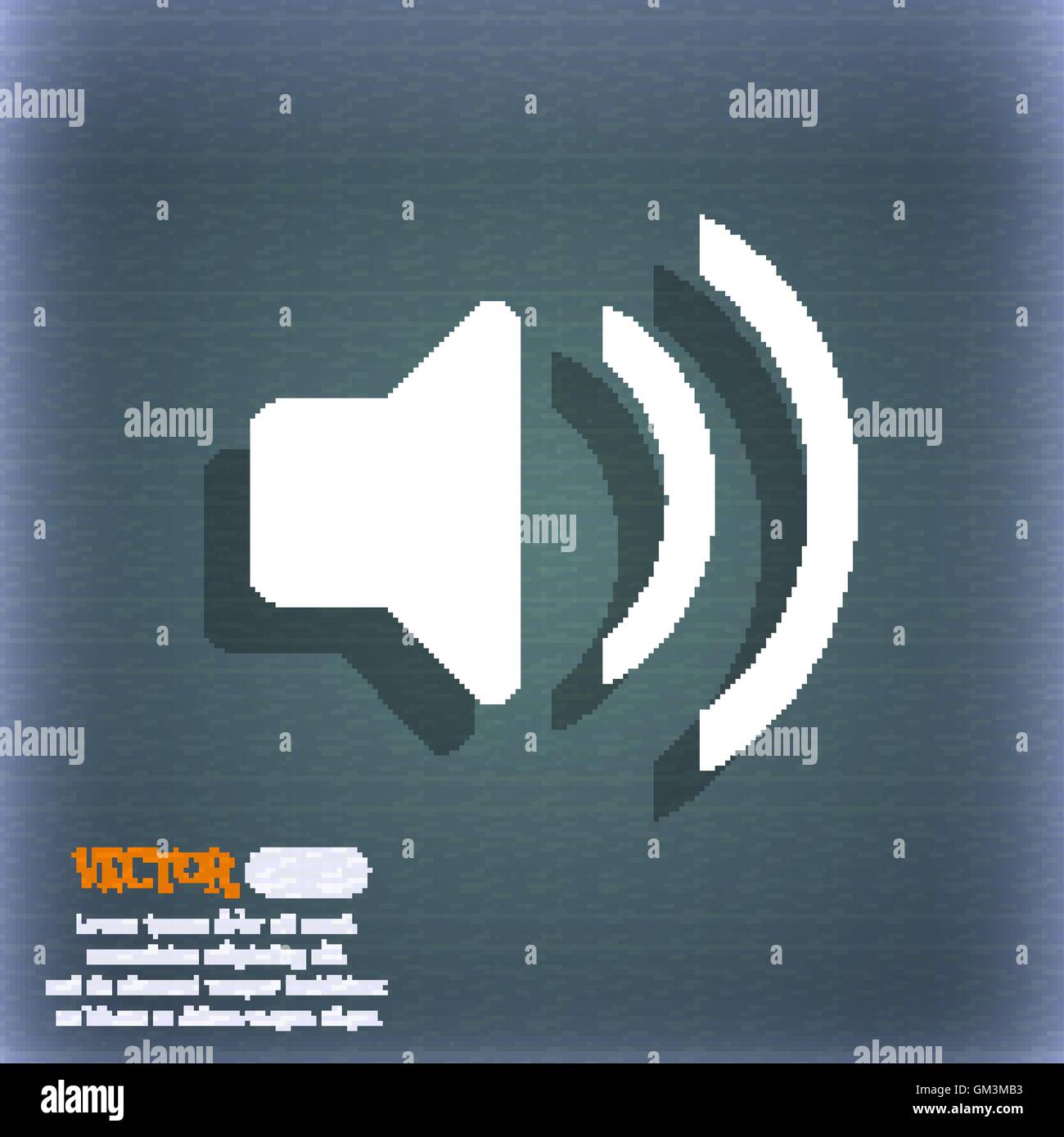 Sound icon Stock Vector Images - Alamy