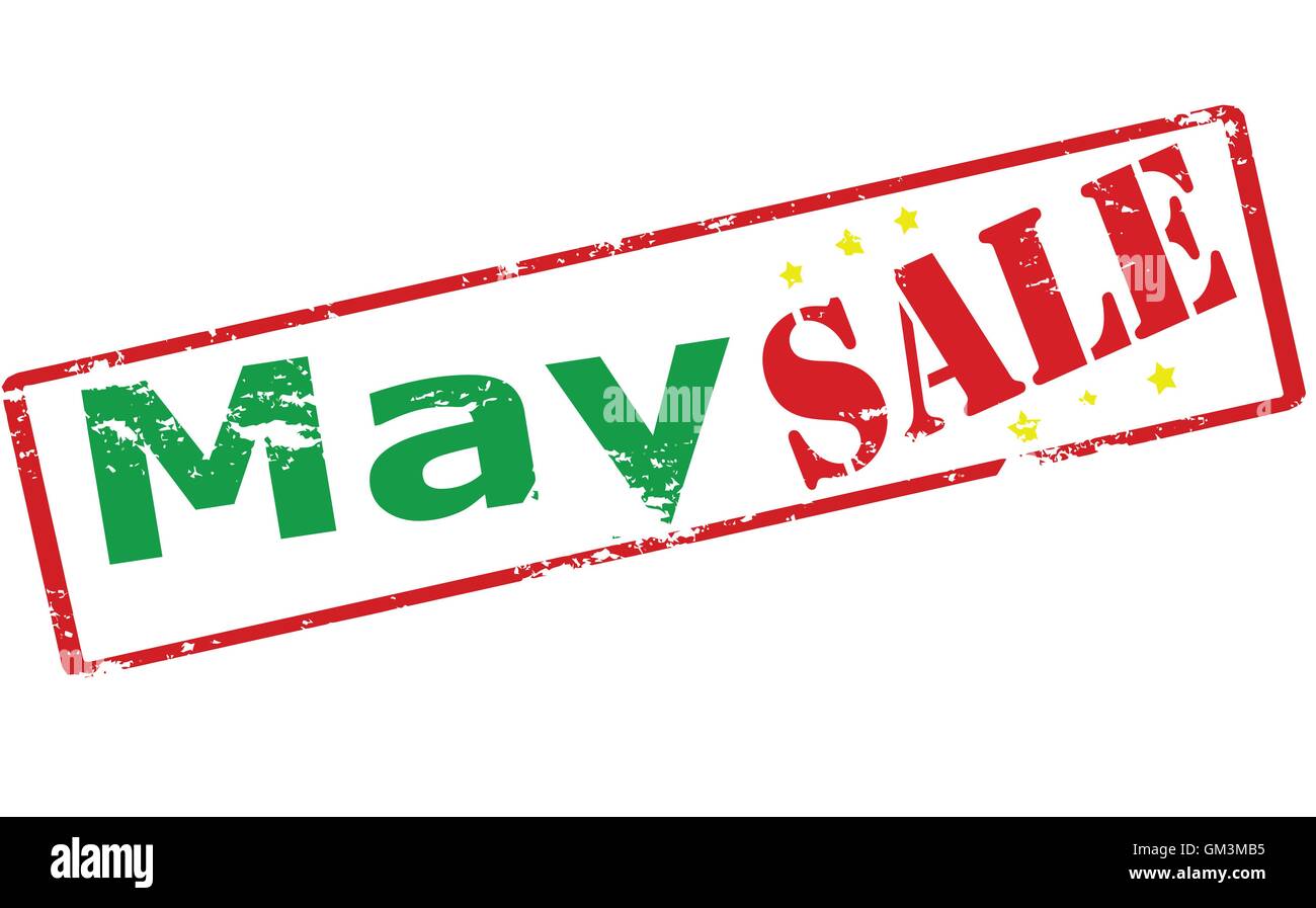 Red may sale Stock Vector Images - Alamy