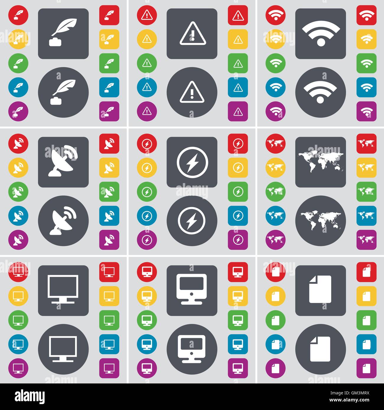 Globe satellite icon simple hi-res stock photography and images - Alamy