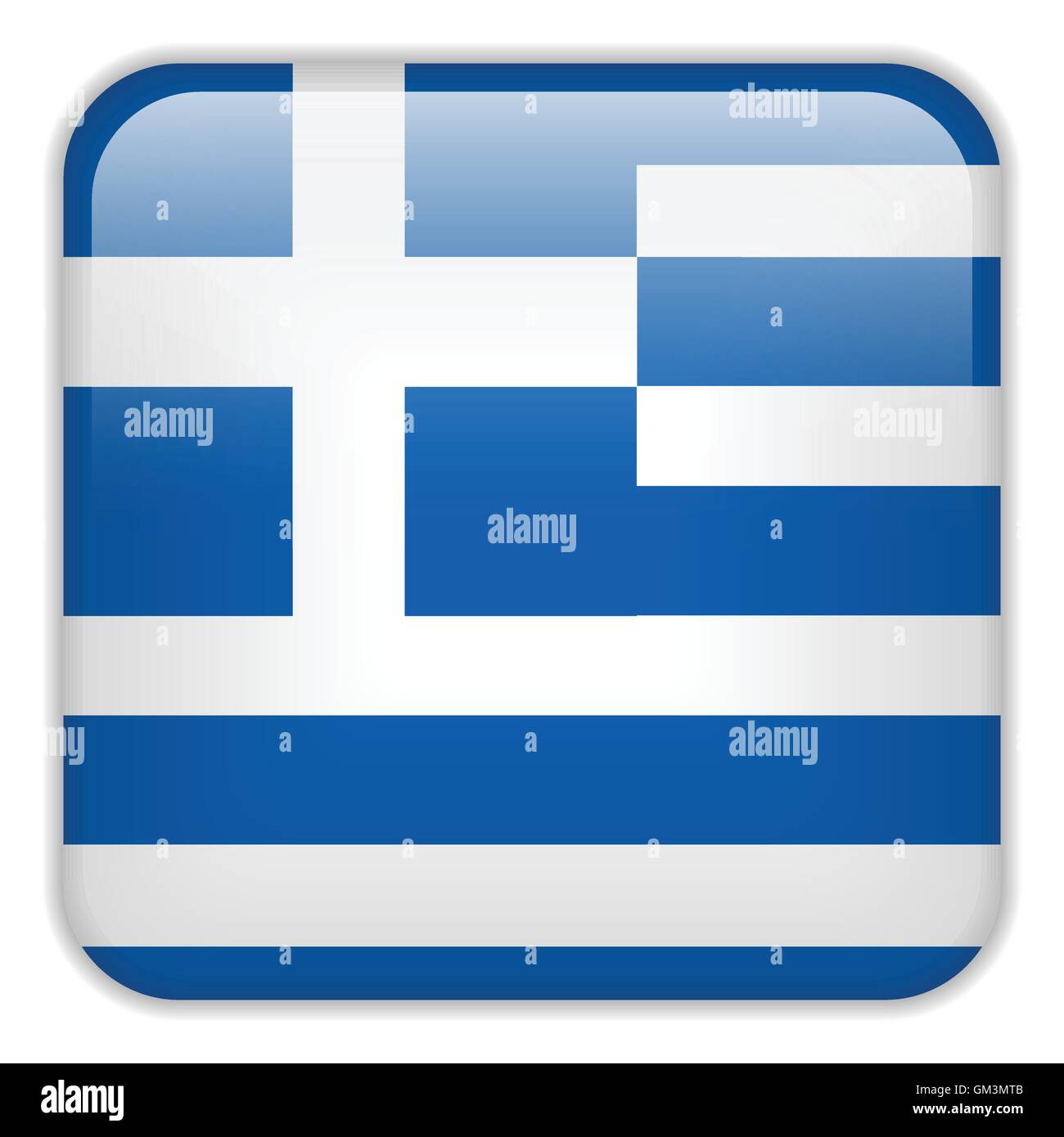 Editable greece flag vector Stock Vector Images - Alamy