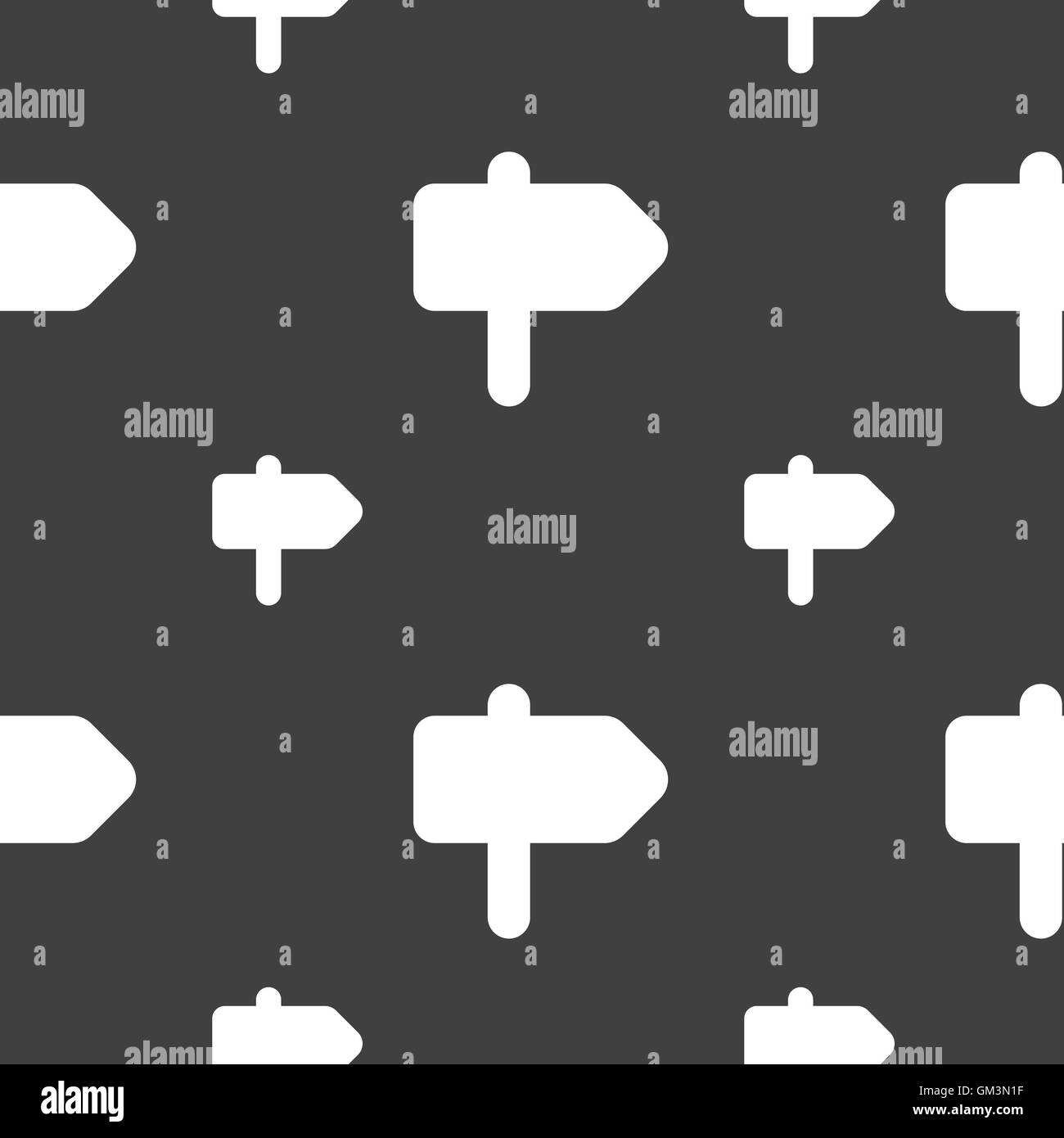 Information Road icon sign. Seamless pattern on a gray background ...