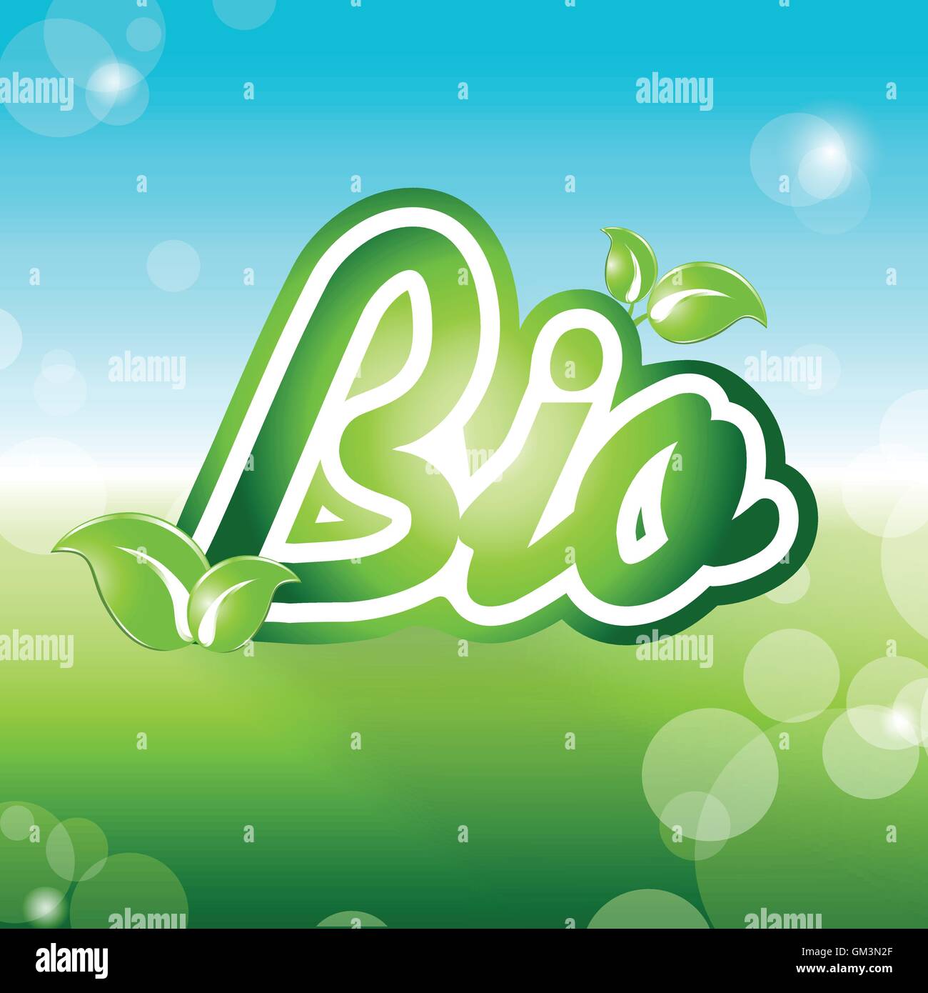 Bio. Vector concepts ecological symbol for you design Stock Vector ...