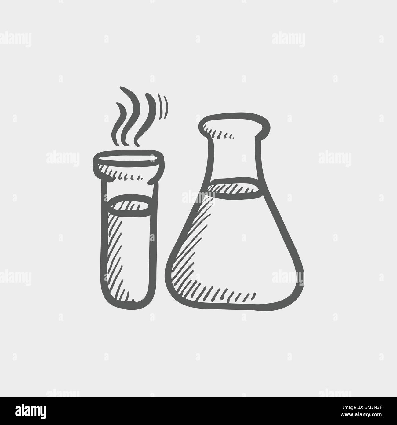 Set vector art supplies Black and White Stock Photos & Images - Alamy
