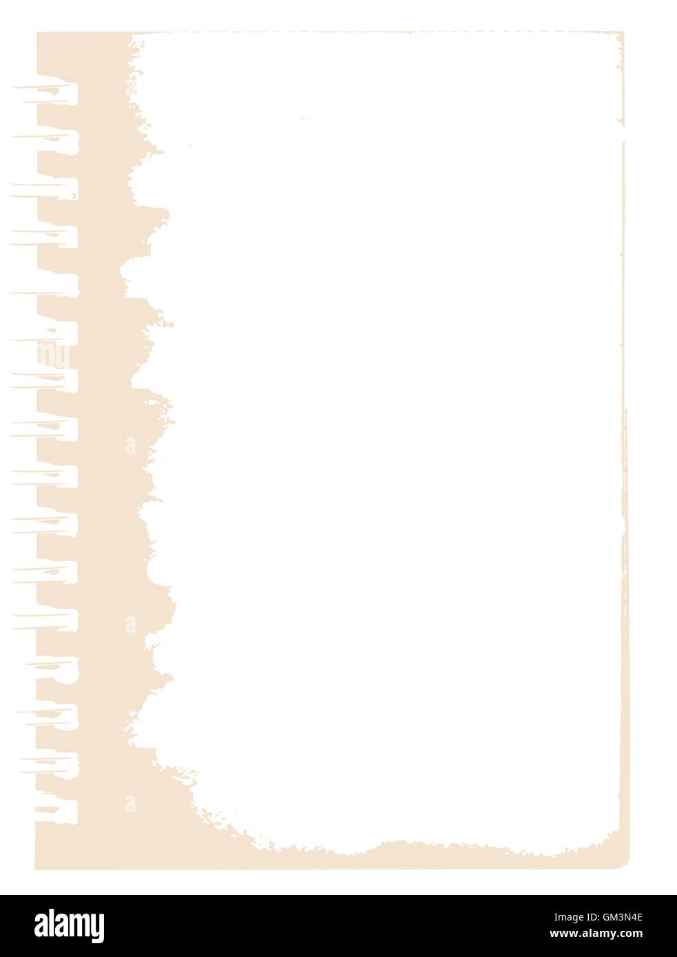 Blank note book page Stock Vector Images - Alamy