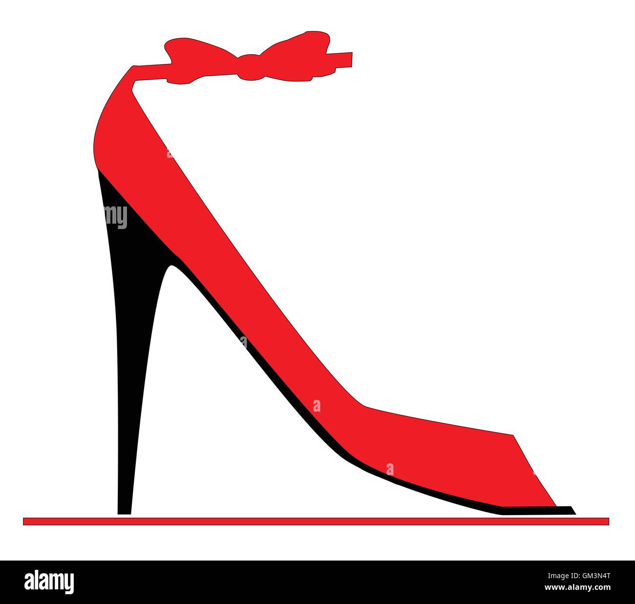 High heel shoe illustration hi-res stock photography and images - Alamy