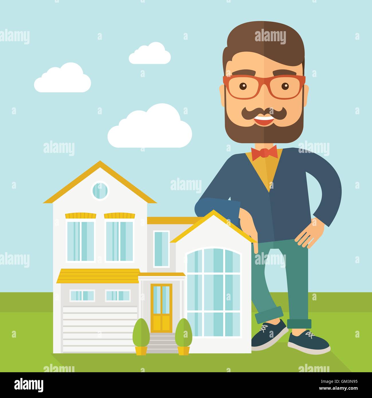 Agent poses for use in advertising Stock Vector Image & Art - Alamy