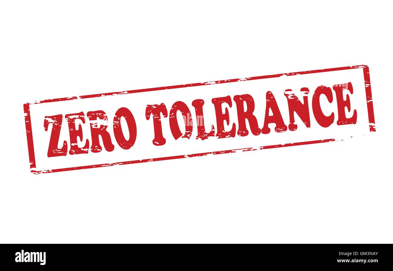 Zero tolerance rubber stamp hi-res stock photography and images - Alamy