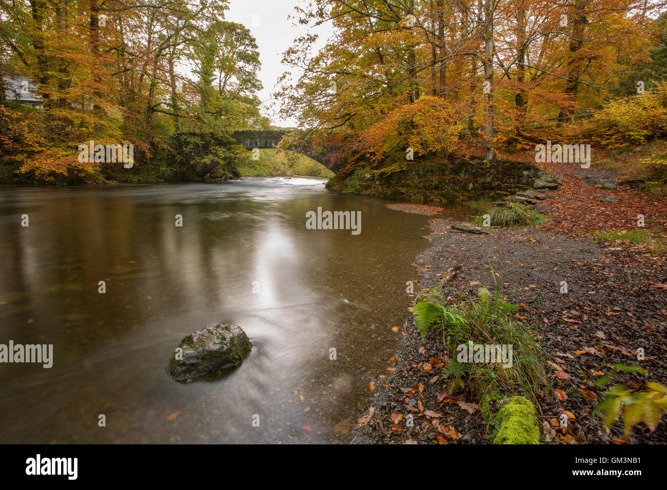 Clappersgate bridge, Ambleside, Lake District Stock Photo - Alamy