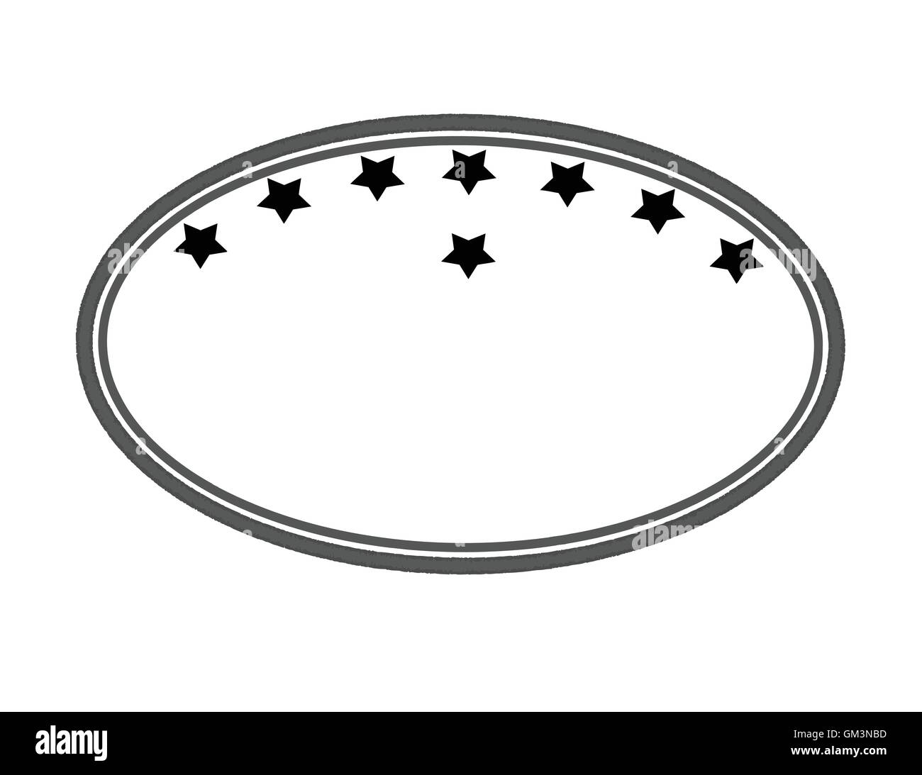 Oval stamp Cut Out Stock Images & Pictures - Alamy