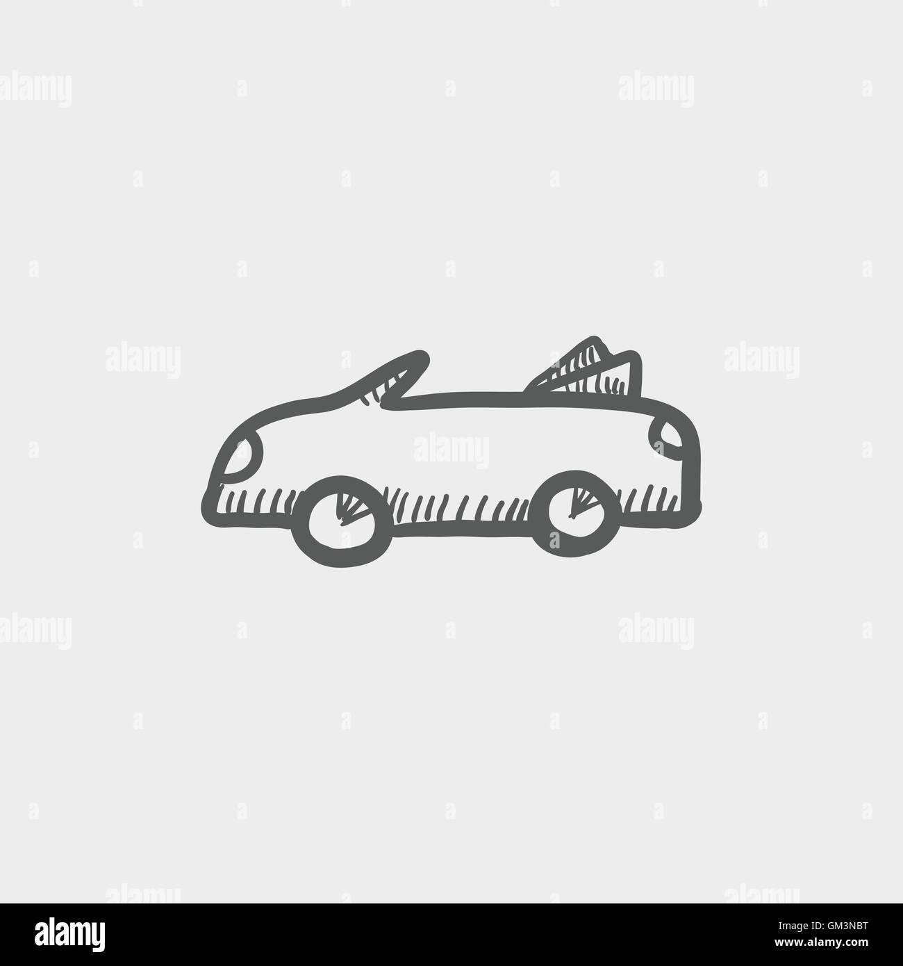 Convertible car side view Black and White Stock Photos & Images - Alamy