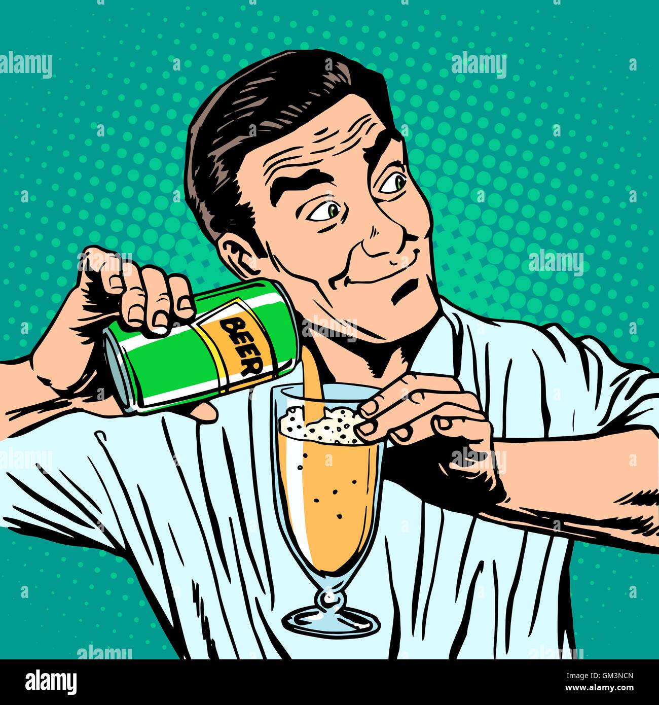 Vintage beer drink bar Stock Vector Images - Alamy