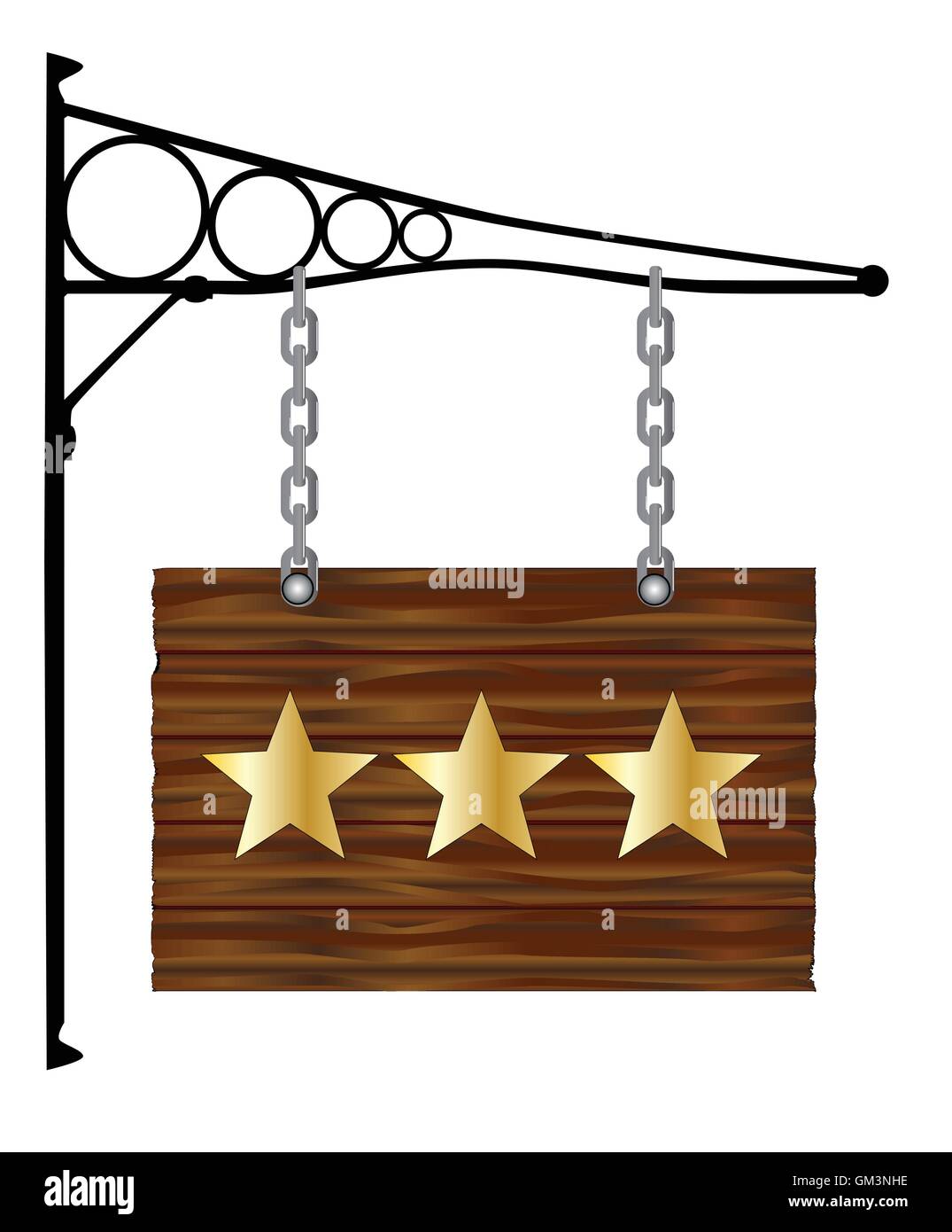 3 stars restaurant Stock Vector Images - Alamy