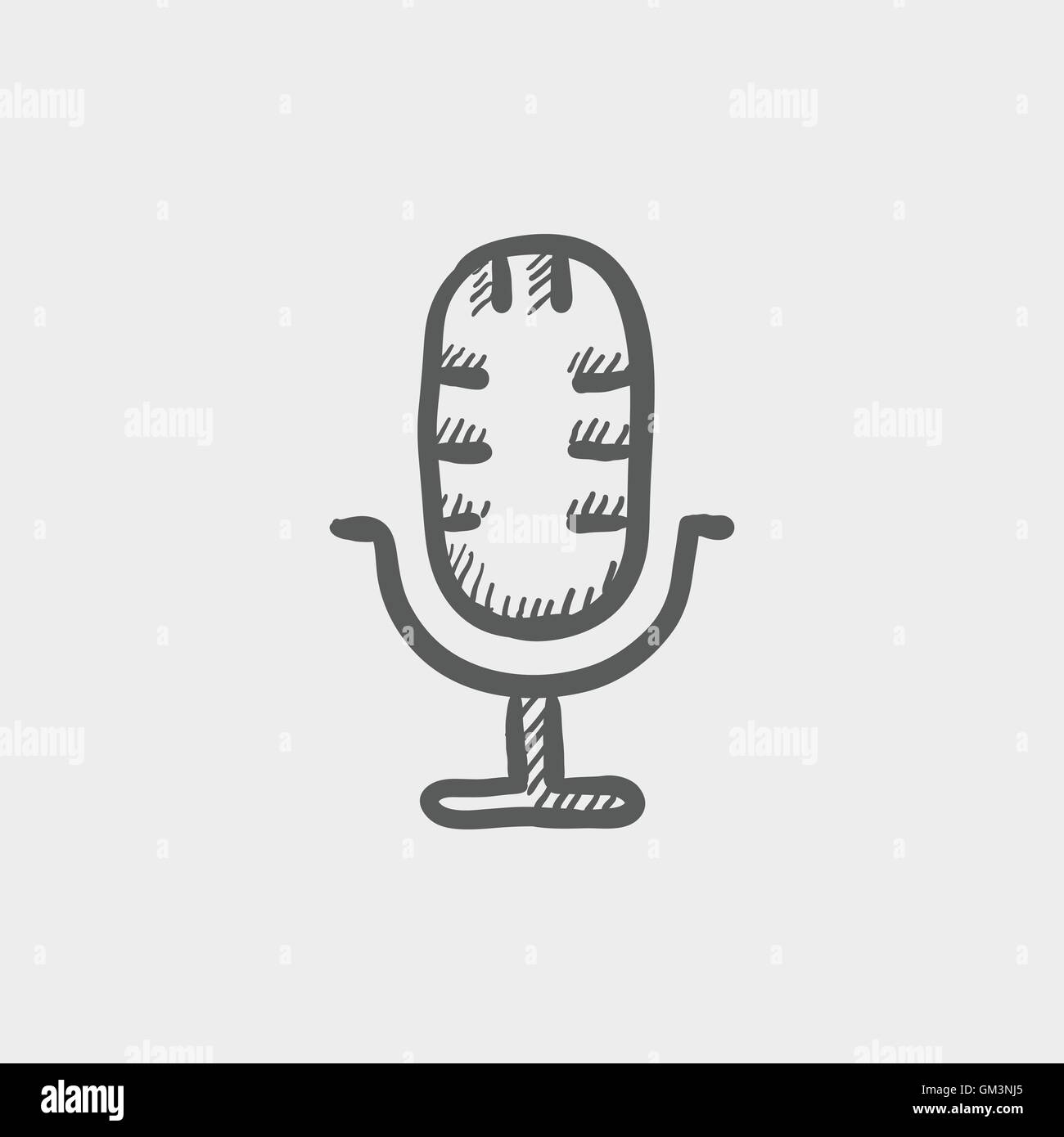 Microphone media on air Stock Vector Images - Alamy