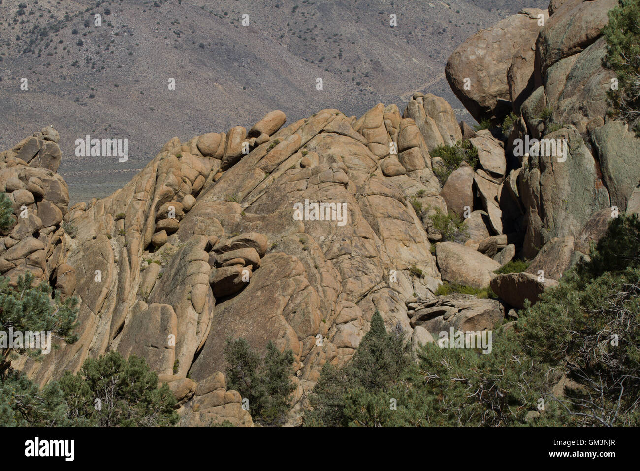 Rock formations. California. USA Stock Photo - Alamy