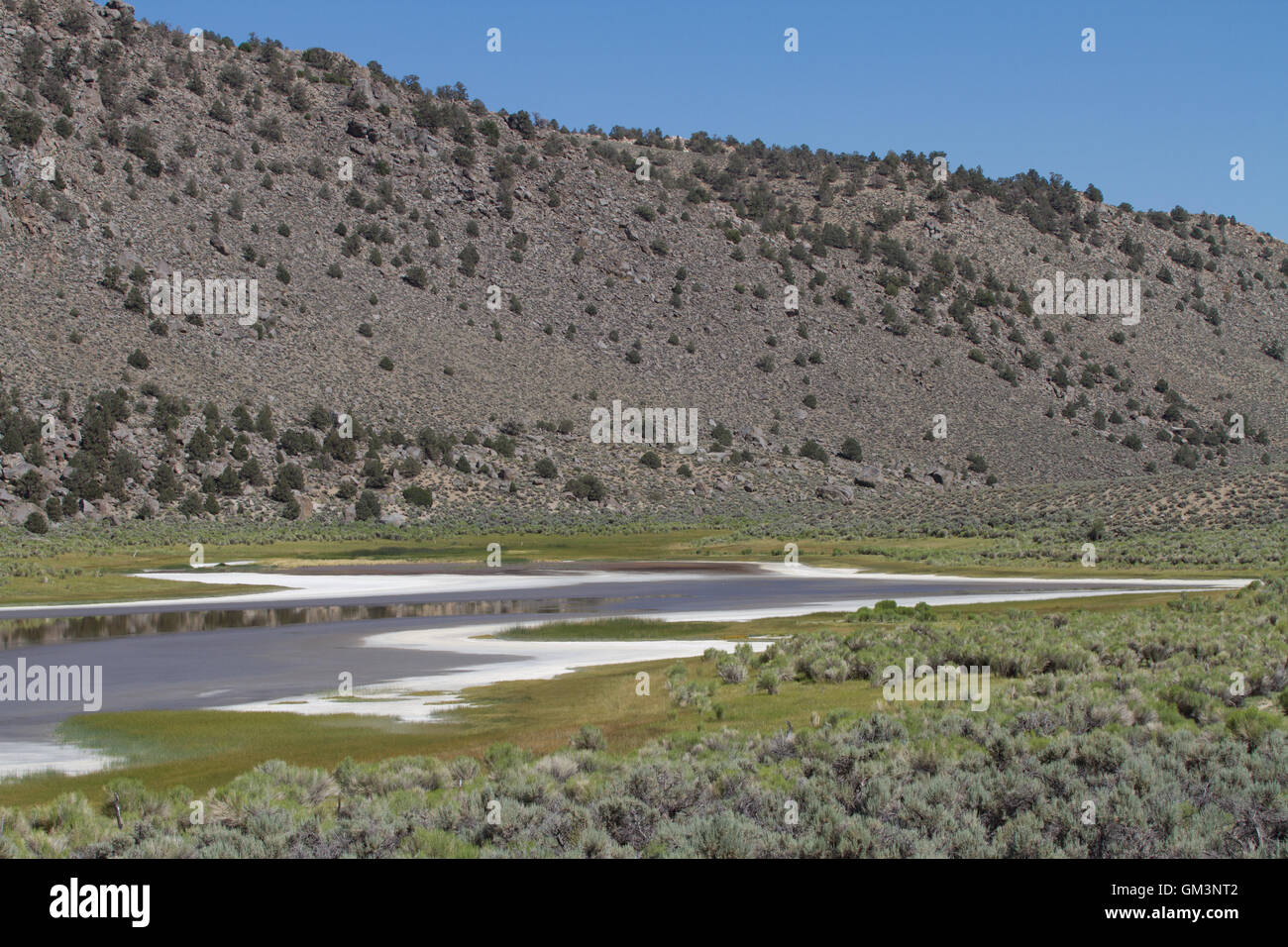 Drying lake bed in July. California. USA Stock Photo - Alamy