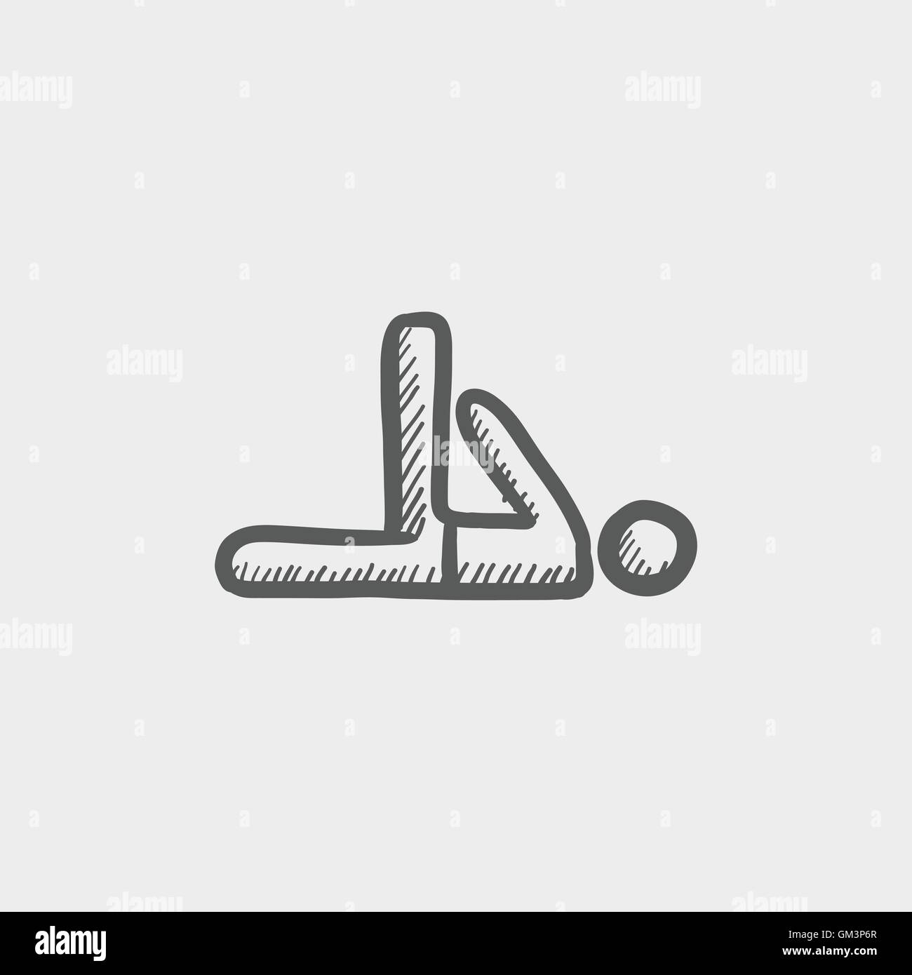 Vector yoga man in Stock Vector Images - Alamy