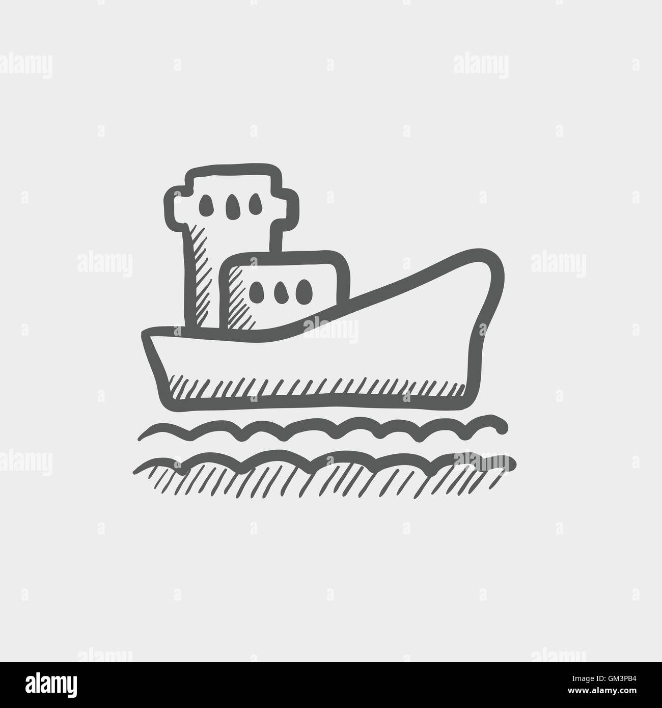 Sketch ship Stock Vector Images - Alamy
