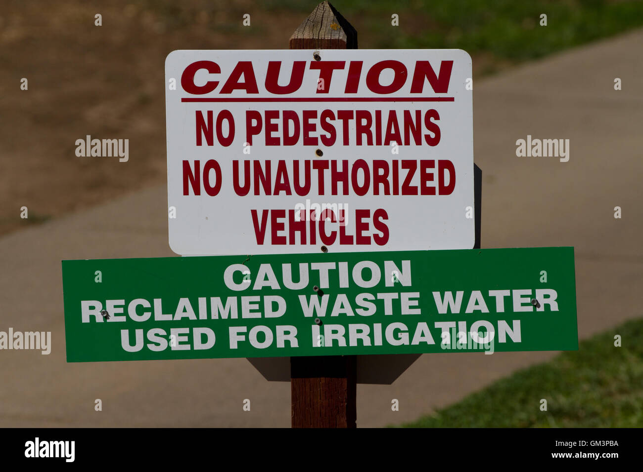 Reclaimed water used for irrigation hi-res stock photography and images ...