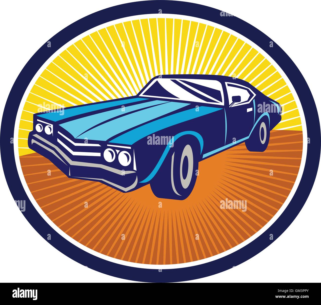 Muscle car Stock Vector Images - Alamy