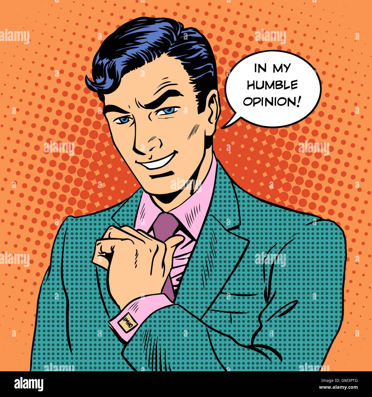 Handsome business man Stock Vector Images - Alamy