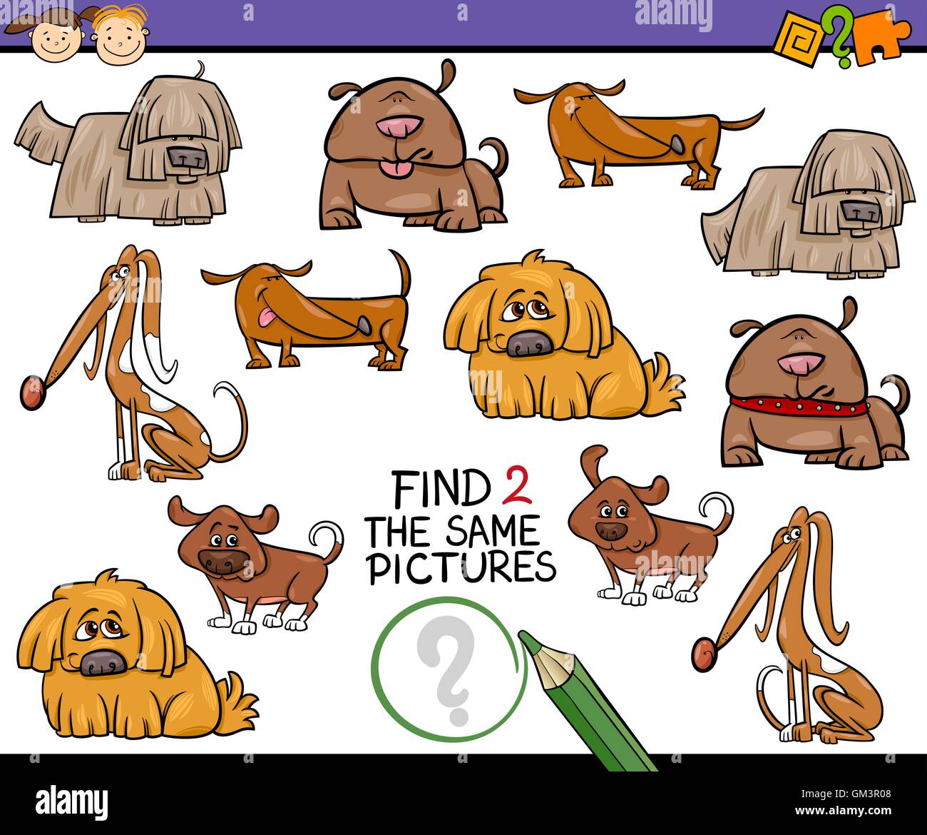 cartoon game for children Stock Vector Image & Art - Alamy