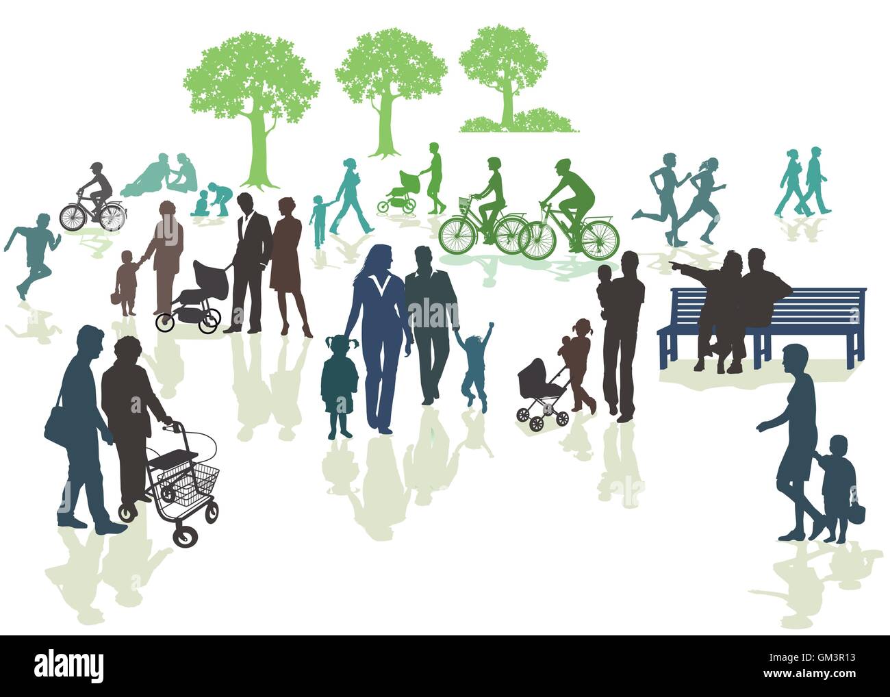 Generations in nature Stock Vector Image & Art - Alamy