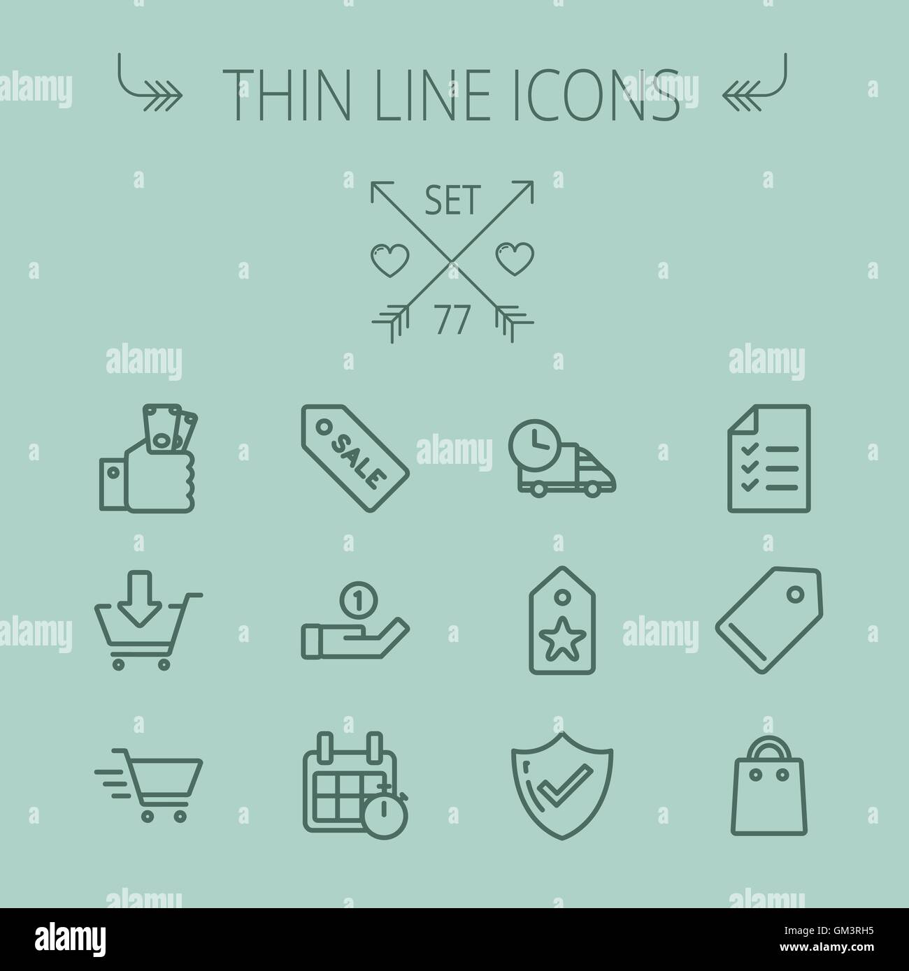 On line shopping Stock Vector Images - Alamy