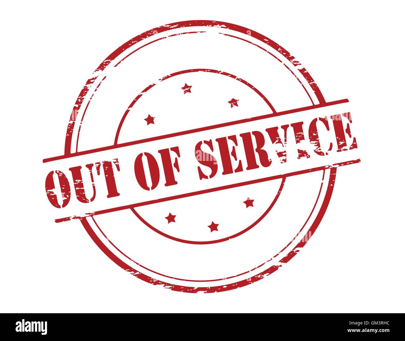 Out of service Stock Vector Image & Art - Alamy