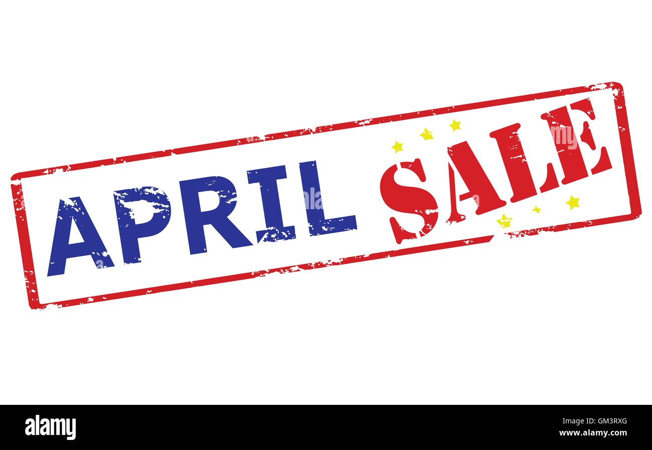 April sale Stock Vector Images - Alamy