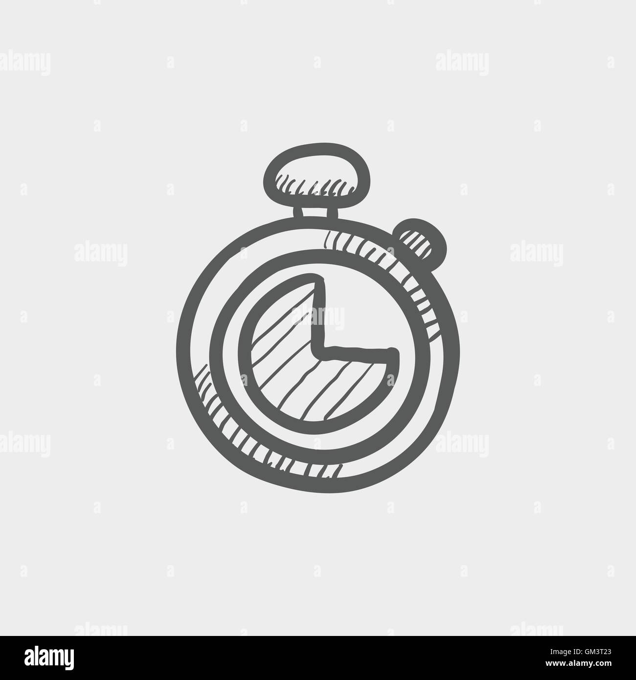 Stopwatch sketch icon Stock Vector Image & Art - Alamy