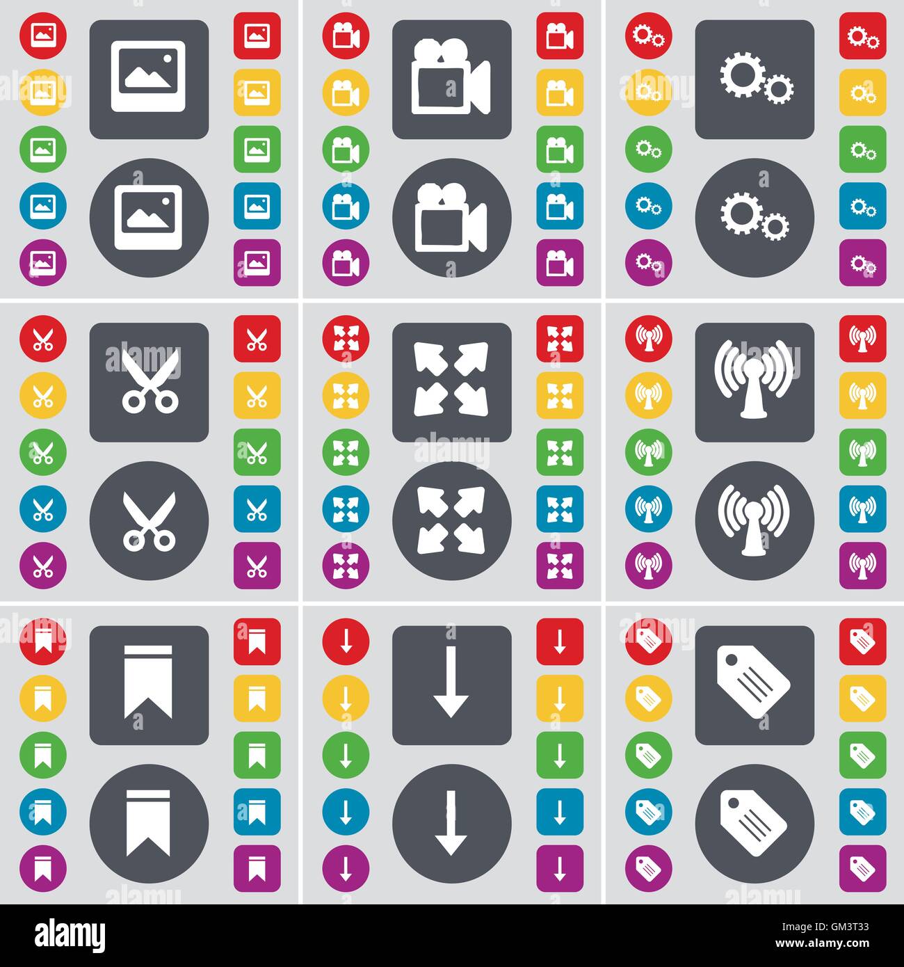 Camera with screen Stock Vector Images - Alamy