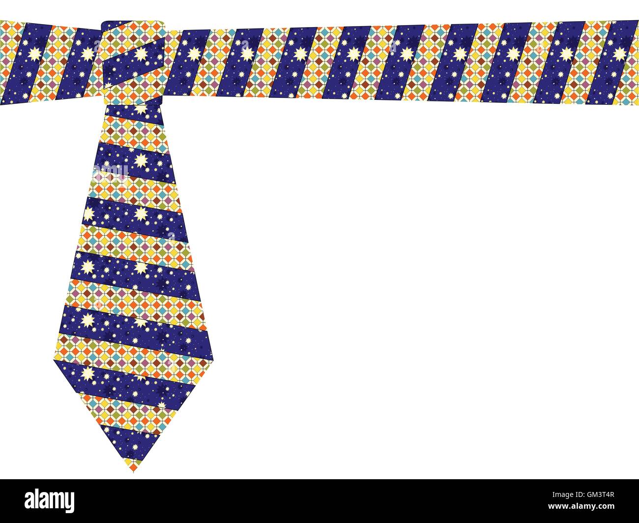 A Father's Day Tie Stock Vector Image & Art - Alamy