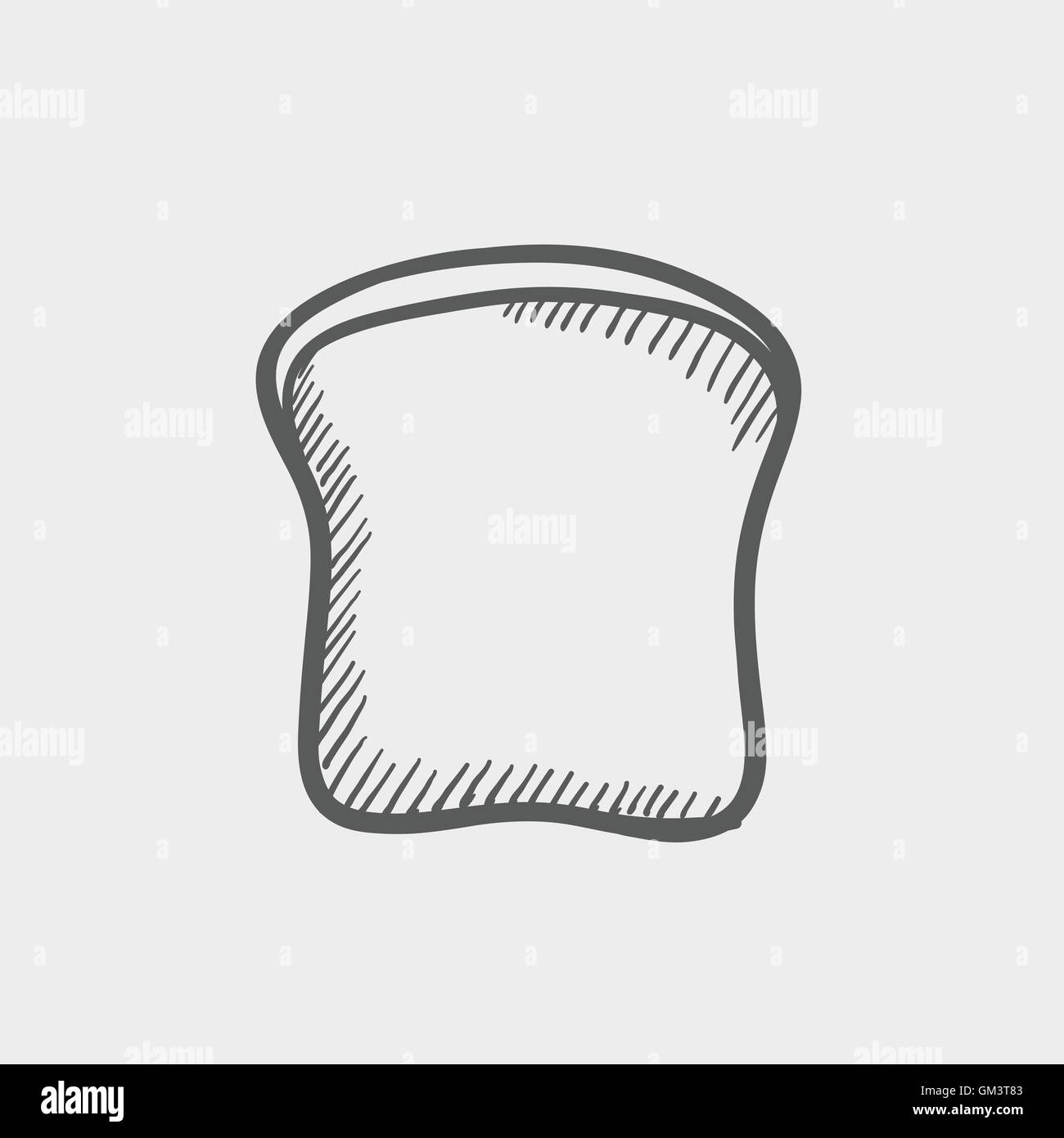 Bread Slice Drawing