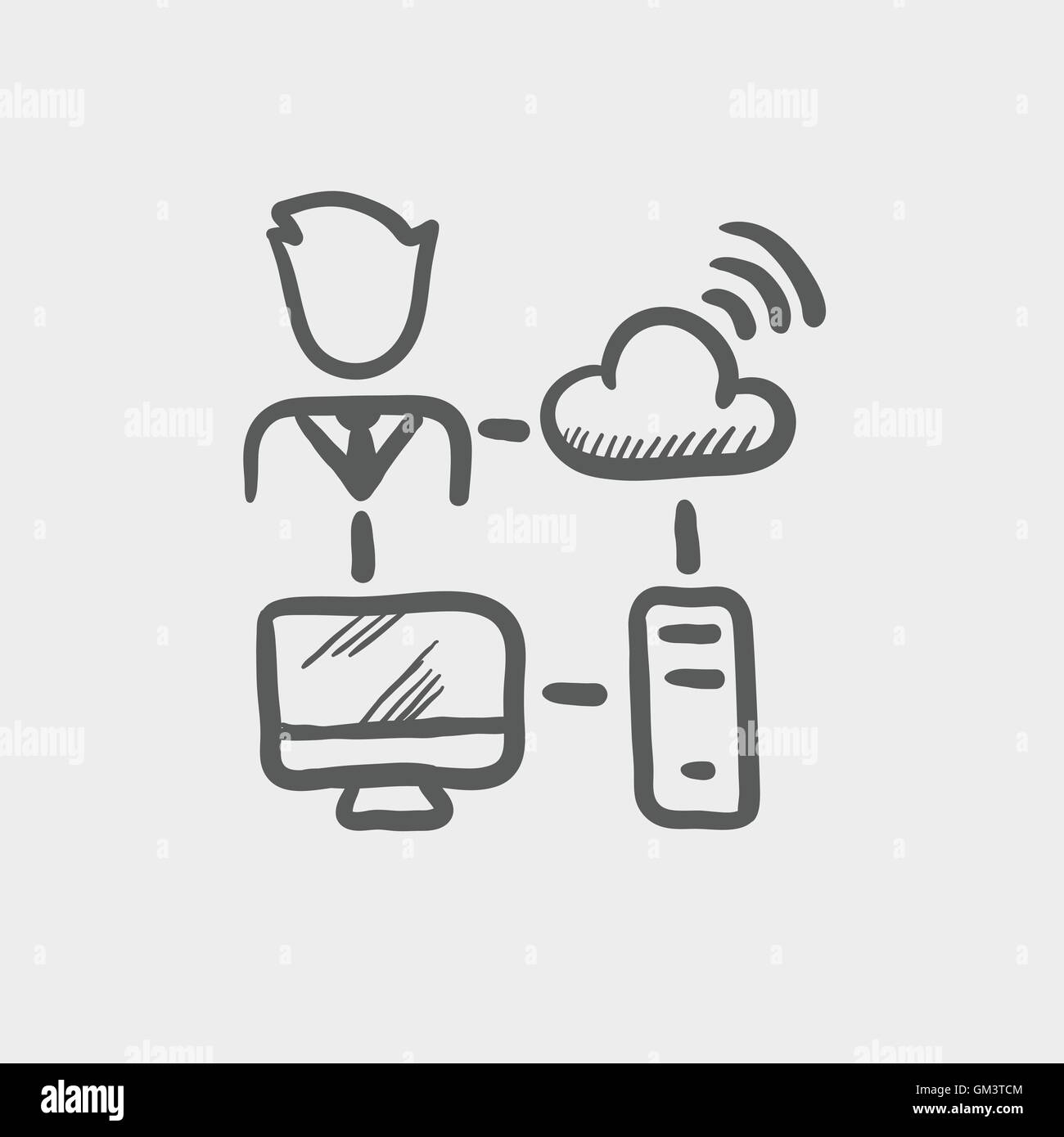 Worker data Stock Vector Images - Alamy