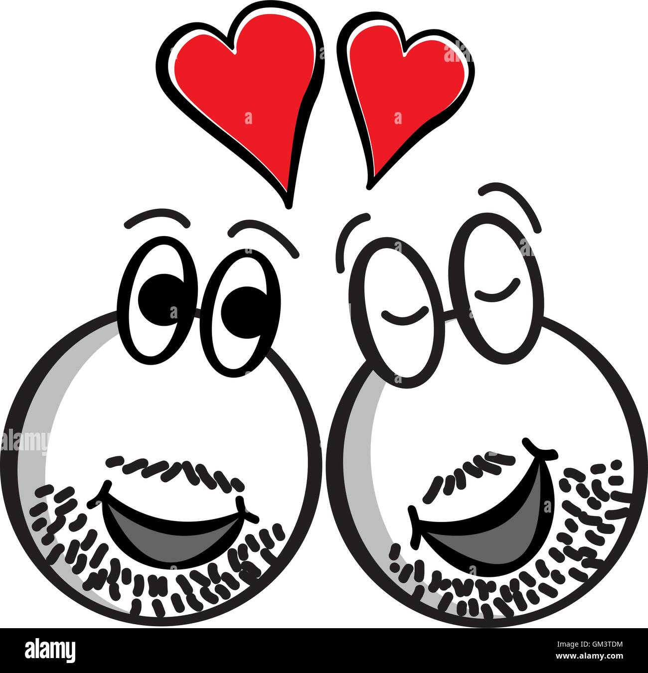 Couple men Stock Vector Images - Alamy