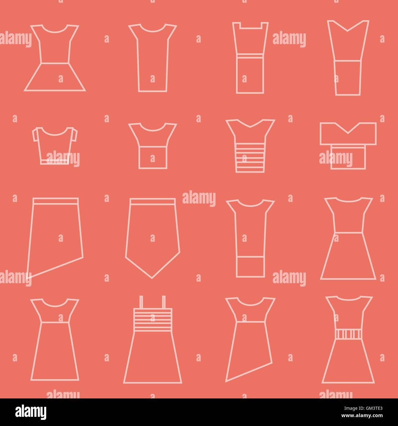 Item clothing Stock Vector Images - Alamy