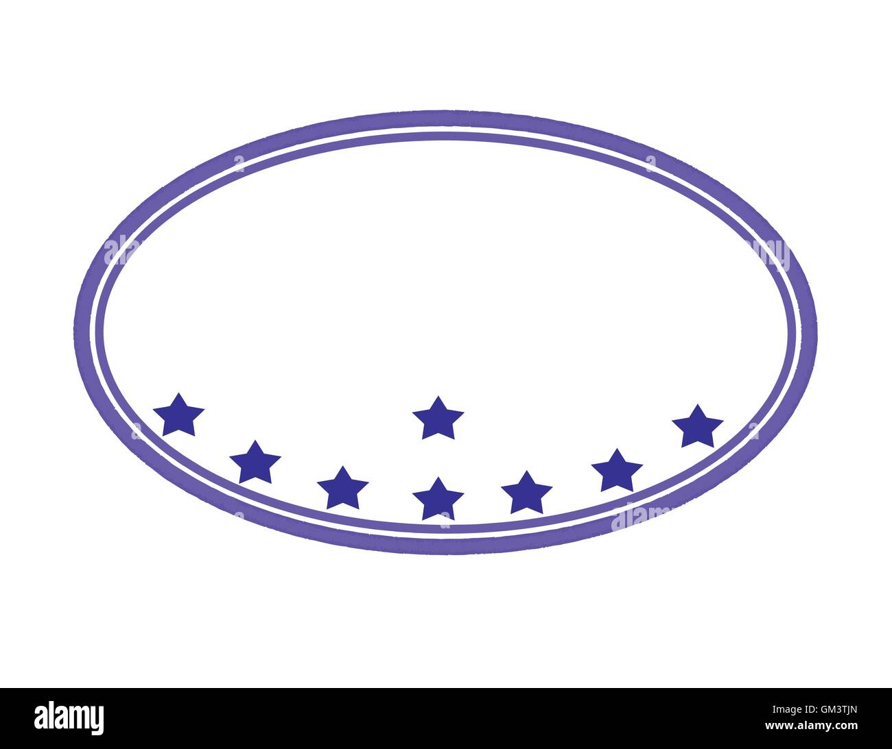 Blue oval sign Cut Out Stock Images & Pictures - Alamy
